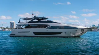 Joe Paolino on christening his 29-metre Riva